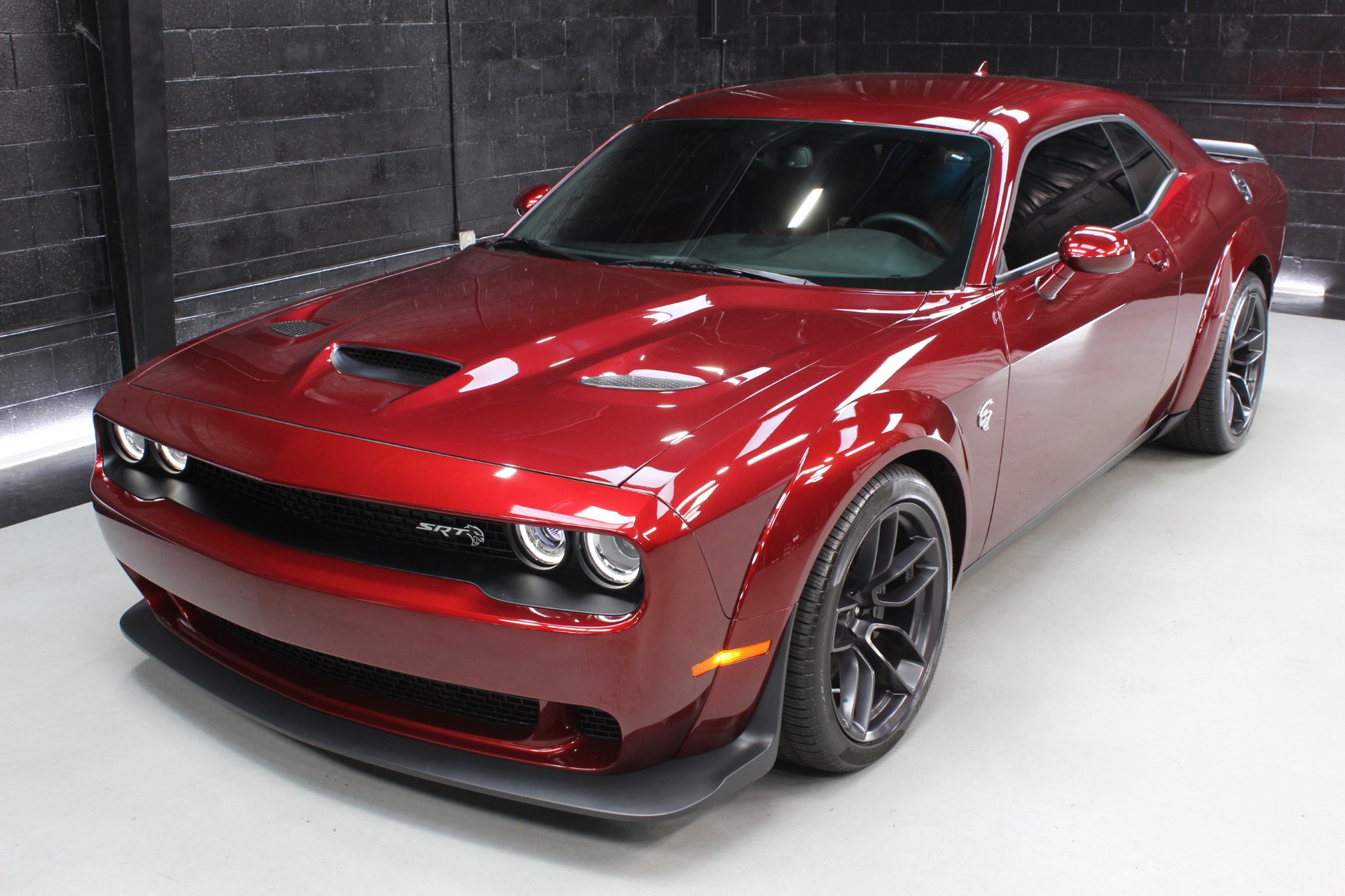 Red Dodge Challenger Hellcat