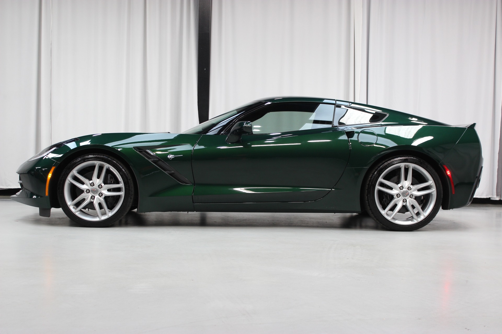 Lime Rock Green Corvette
