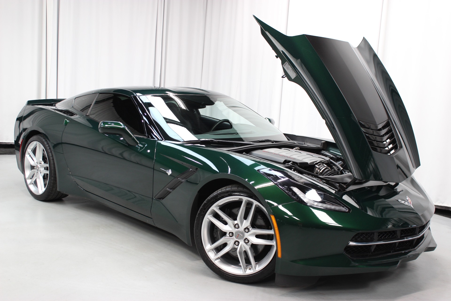 Lime Rock Green Corvette